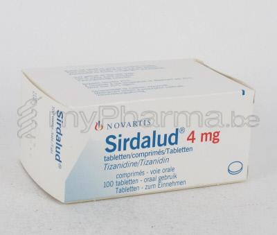 Pharmacie Parent SPRL : Substances actives - T - Tizanidine - SIRDALUD ...