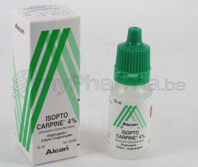 Pharmacie Parent SPRL : Substances actives - P - Pilocarpine - ISOPTO ...