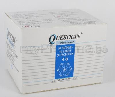Pharmacie Parent SPRL : Home > QUESTRAN PULV OR SACH 50 X 4 G
