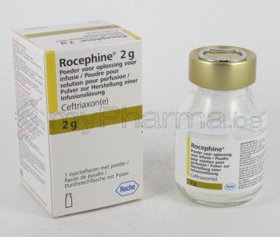 Pharmacie Parent SPRL : ROCEPHINE AMP PR PERF 1 X 2 G