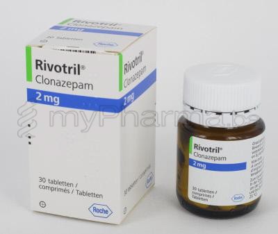 Pharmacie Parent SPRL : Substances actives - C - Clonazépam - RIVOTRIL ...