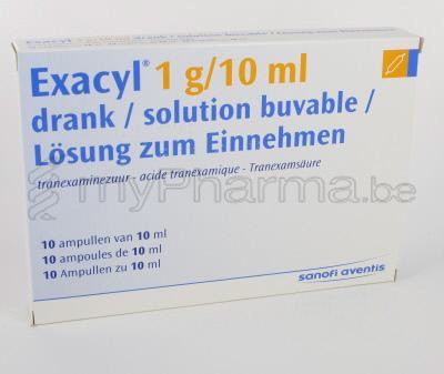 Pharmacie Parent SPRL : Substances actives - T - Acide tranexamique ...