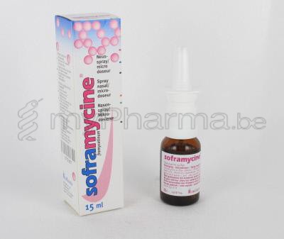 Pharmacie Parent SPRL : SOFRAMYCINE 15 ML SPRAY NASALE
