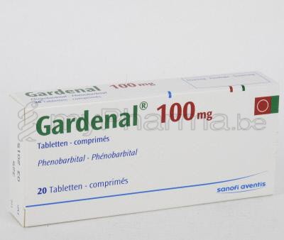 Pharmacie Parent SPRL : Home > GARDENAL 100 MG 20 COMP