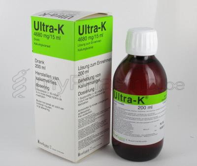 Pharmacie Parent SPRL : ULTRA-K 200 ML SOL BUVABLE