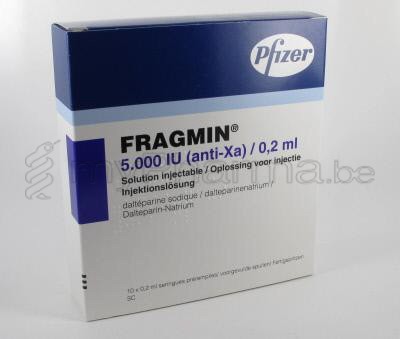 Pharmacie Parent SPRL : Substances actives - D - Daltéparine