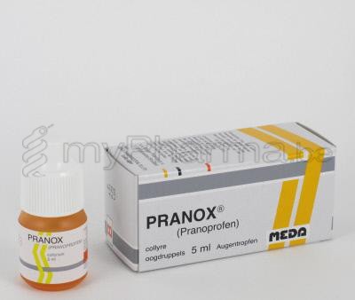 Pharmacie Parent SPRL : PRANOX 0,1% 5 ML COLLYRE
