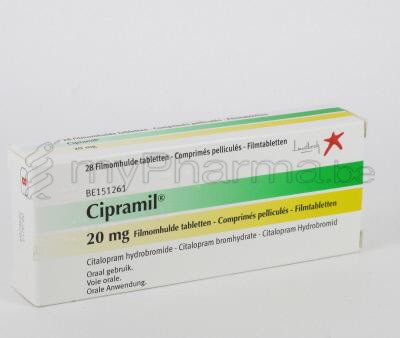 Pharmacie Parent SPRL : Home > CIPRAMIL 20 MG 28 COMP