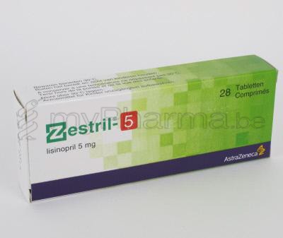 Pharmacie Parent SPRL : Substances actives - L - Lisinopril - ZESTRIL 5 ...