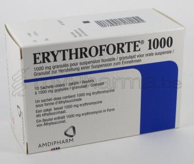 Pharmacie Parent SPRL : Substances actives - E - Erythromycine