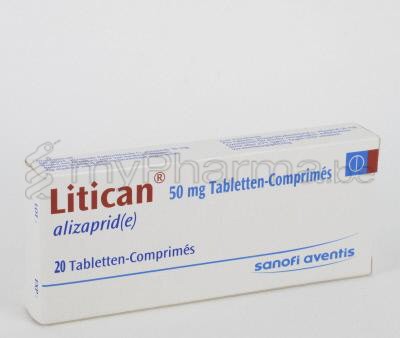 Pharmacie Parent SPRL : LITICAN 50 MG 20 COMP
