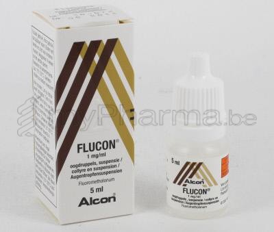Pharmacie Parent SPRL : FLUCON 0,1% 5 ML COLLYRE