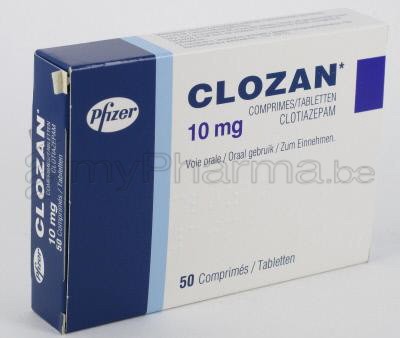 Pharmacie Parent SPRL : Home > CLOZAN 10 MG 50 COMP