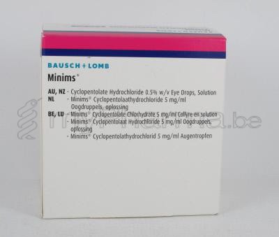 Pharmacie Parent SPRL : Home > Substances actives - C - Cyclopentolate