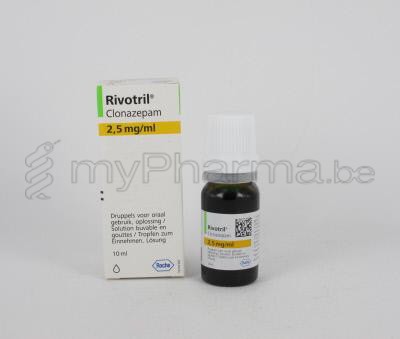 Pharmacie Parent SPRL : Substances actives - C - Clonazépam - RIVOTRIL ...