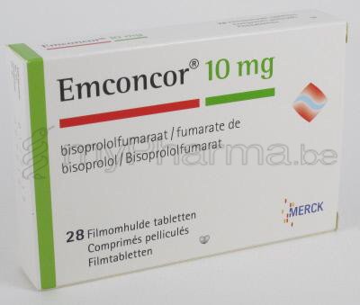 Pharmacie Parent SPRL : Substances actives - B - Bisoprolol - EMCONCOR ...