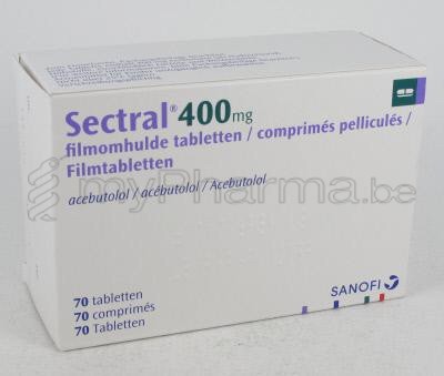 Pharmacie Parent SPRL : SECTRAL 400 MG 70 COMP