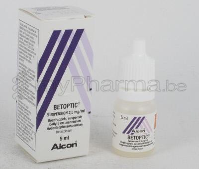Pharmacie Parent SPRL : Substances actives - B - Betaxolol (Ogen)
