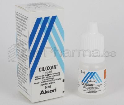 Pharmacie Parent SPRL : Home > CILOXAN 0,3 % 5 ML GOUTT OPHT + AURIC