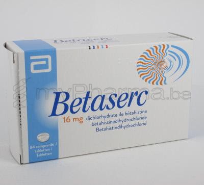 Pharmacie Parent SPRL : Home > Substances actives - B - Bétahistine ...