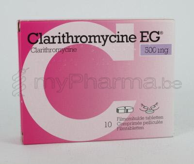 Pharmacie Parent SPRL : Substances actives - C - Clarithromycine