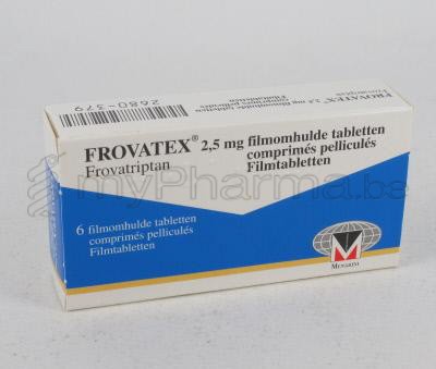 Pharmacie Parent SPRL : Substances actives - F - Frovatriptan ...