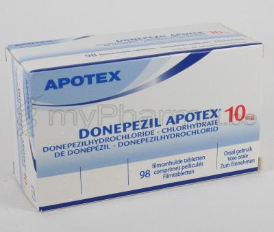 Pharmacie Parent SPRL : Substances actives - D - Donépézil - DONEPEZIL ...