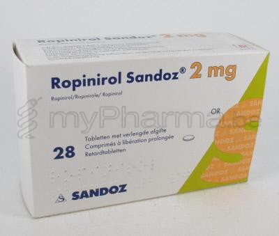 Pharmacie Parent SPRL : Substances actives - R - Ropinirole