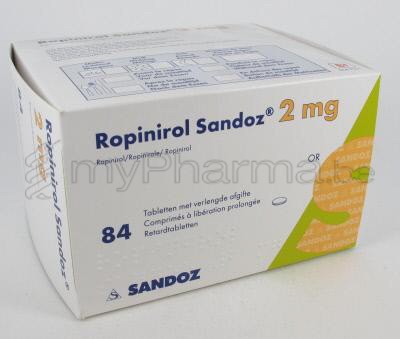 Pharmacie Parent SPRL : Substances actives - R - Ropinirole