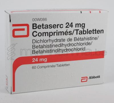 Pharmacie Parent SPRL : Substances actives - B - Bétahistine - BETASERC ...