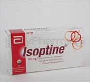 Pharmacie Parent SPRL : ISOPTINE 40 MG 50 COMP