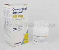 Pharmacie Parent SPRL : OMEPRAZOL SANDOZ 40 MG 28 CAPS ENTER