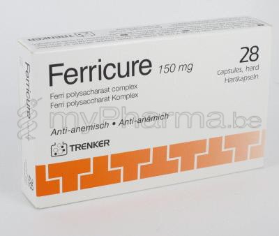 Pharmacie Parent SPRL : Home > FERRICURE 326 MG 28 CAPS