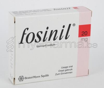 Pharmacie Parent SPRL : Substances actives - F - Fosinopril - FOSINIL ...