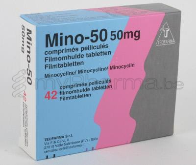 Pharmacie Parent SPRL : Substances actives - M - Minocycline - MINO-50 50 MG 42 COMP