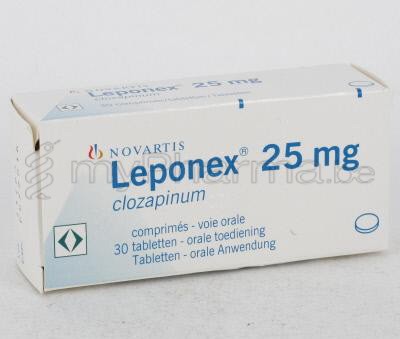 Pharmacie Parent SPRL : Substances actives - C - Clozapine