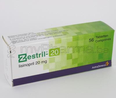 Pharmacie Parent SPRL : Substances actives - L - Lisinopril - ZESTRIL ...