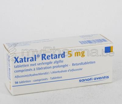Pharmacie Parent SPRL : Substances actives - A - Alfuzosine - XATRAL ...