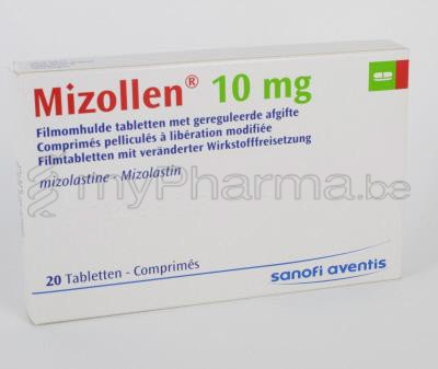 Pharmacie Parent SPRL : Home > MIZOLLEN 10 MG 20 COMP
