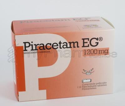 Pharmacie Parent SPRL : PIRACETAM EG 1200 MG 112 COMP