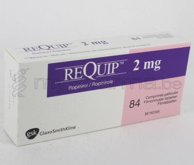 Pharmacie Parent SPRL : Substances actives - R - Ropinirole