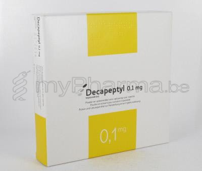 Pharmacie Parent SPRL : DECAPEPTYL 0,1 MG 7 SER INJ