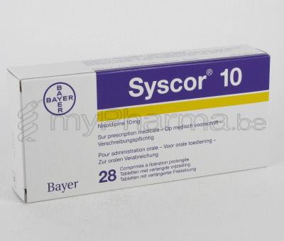 Pharmacie Parent SPRL : SYSCOR 10 MG 28 COMP