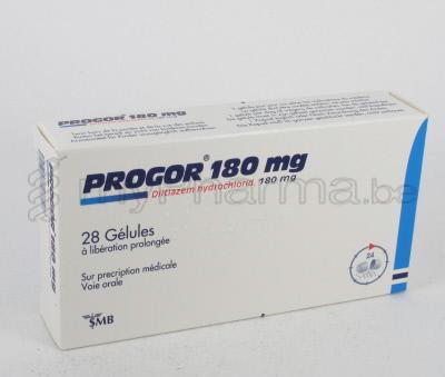 Pharmacie Parent SPRL : Substances actives - D - Diltiazem - PROGOR 180 ...