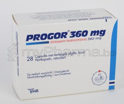 Pharmacie Parent SPRL : Home > PROGOR 360 MG 28 CAPS