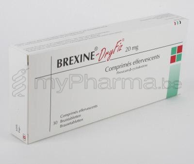 Pharmacie Parent SPRL : BREXINE DRYFIZ 20 MG 30 COMP EFFERVESC
