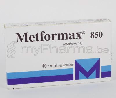 Pharmacie Parent SPRL : Substances actives - M - Metformine - METFORMAX ...