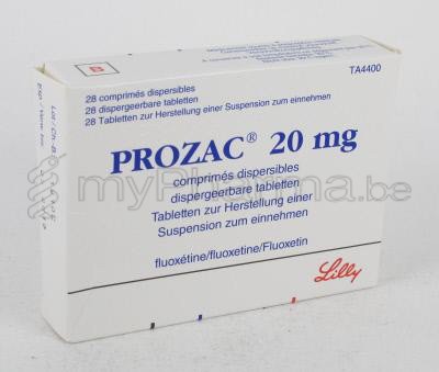 Pharmacie Parent SPRL : Substances actives - F - Fluoxetine - PROZAC 20 ...