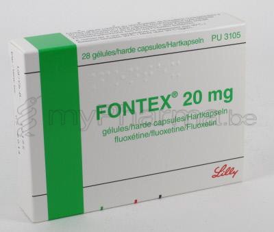 Pharmacie Parent SPRL : Substances actives - F - Fluoxetine - FONTEX 20 ...