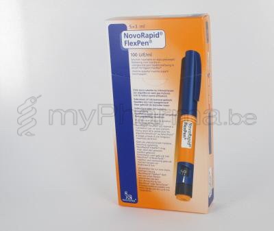 Pharmacie Parent SPRL : NOVORAPID INSULINE 5 STYLOS PRÉREMPLIS FLEXPEN ...